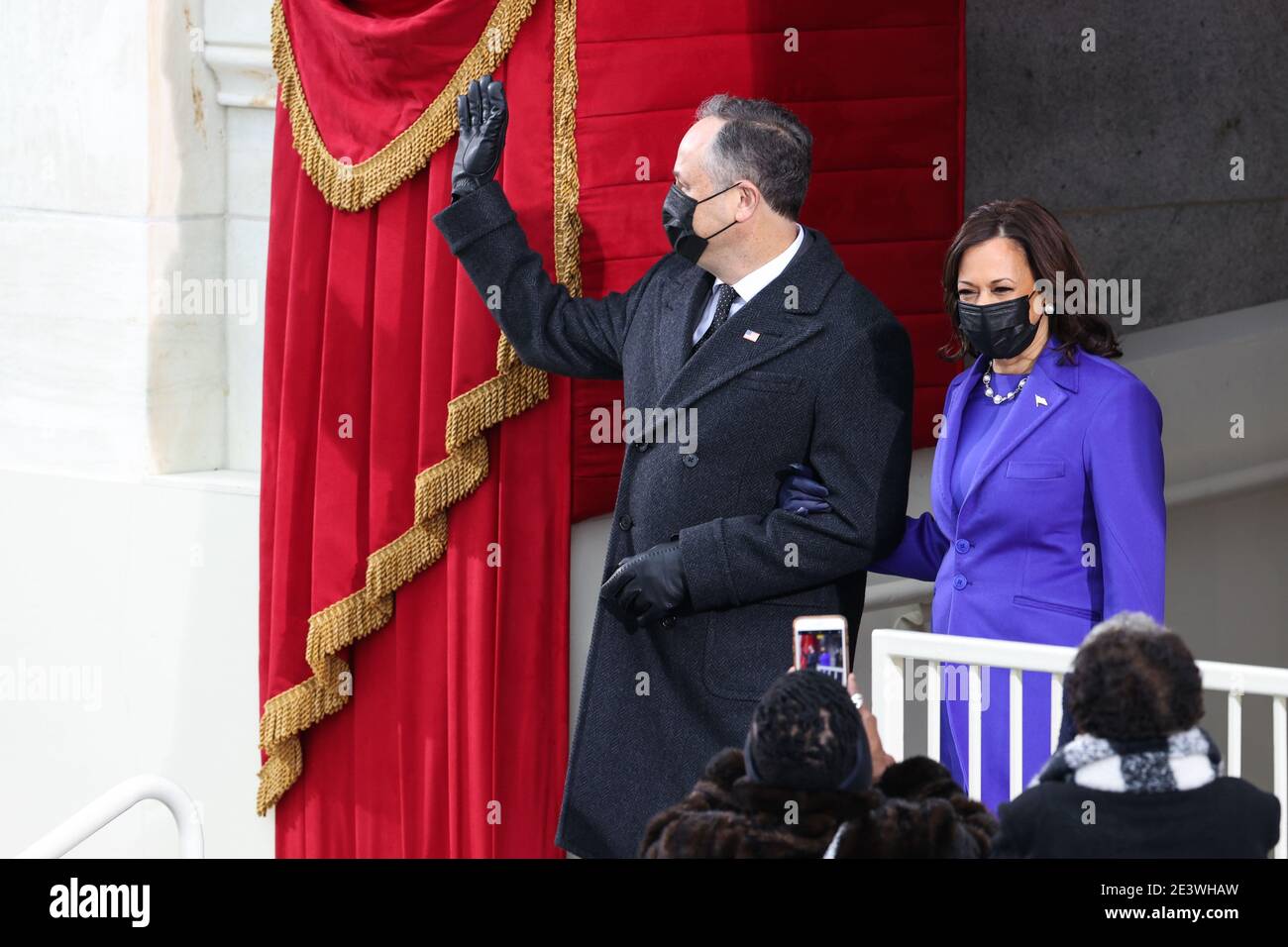 Washington, USA. 20th Jan, 2021. Vice President-elect Kamala Harris (R ...