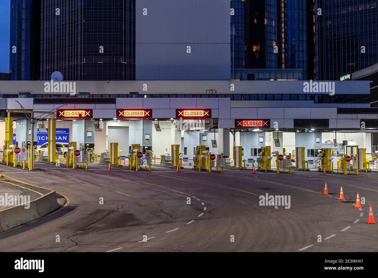 Detroit windsor tunnel hi-res stock photography and images - Alamy