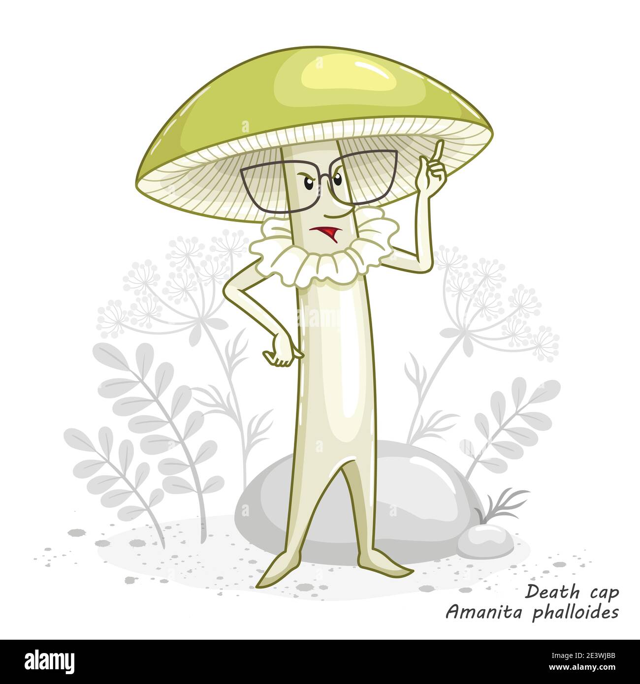 The poisonous mushroom cartoon hi-res stock photography and images - Alamy