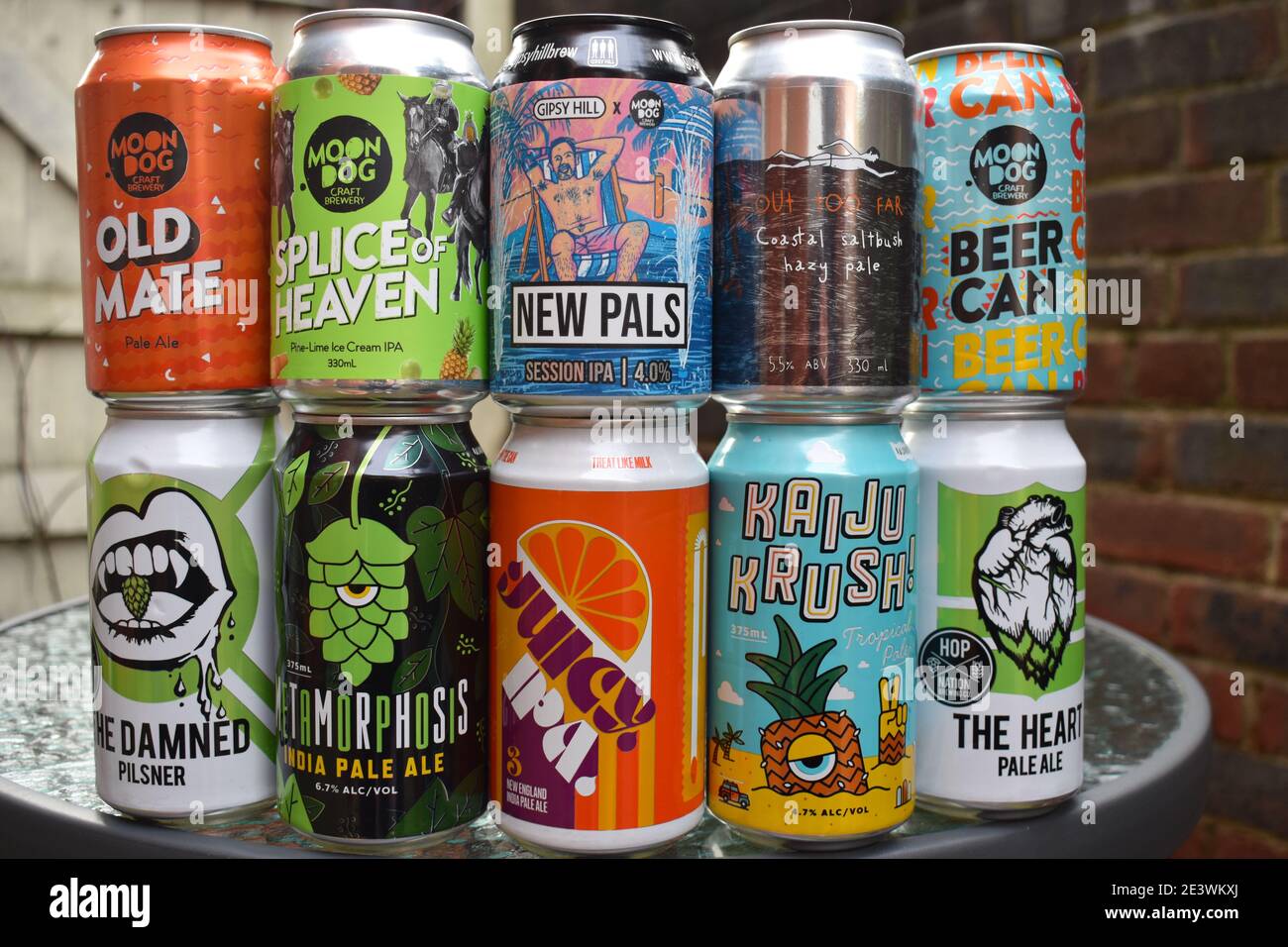 Australian craft beers Old Mate Beer Can Splice of Heaven by Moon Dog ...