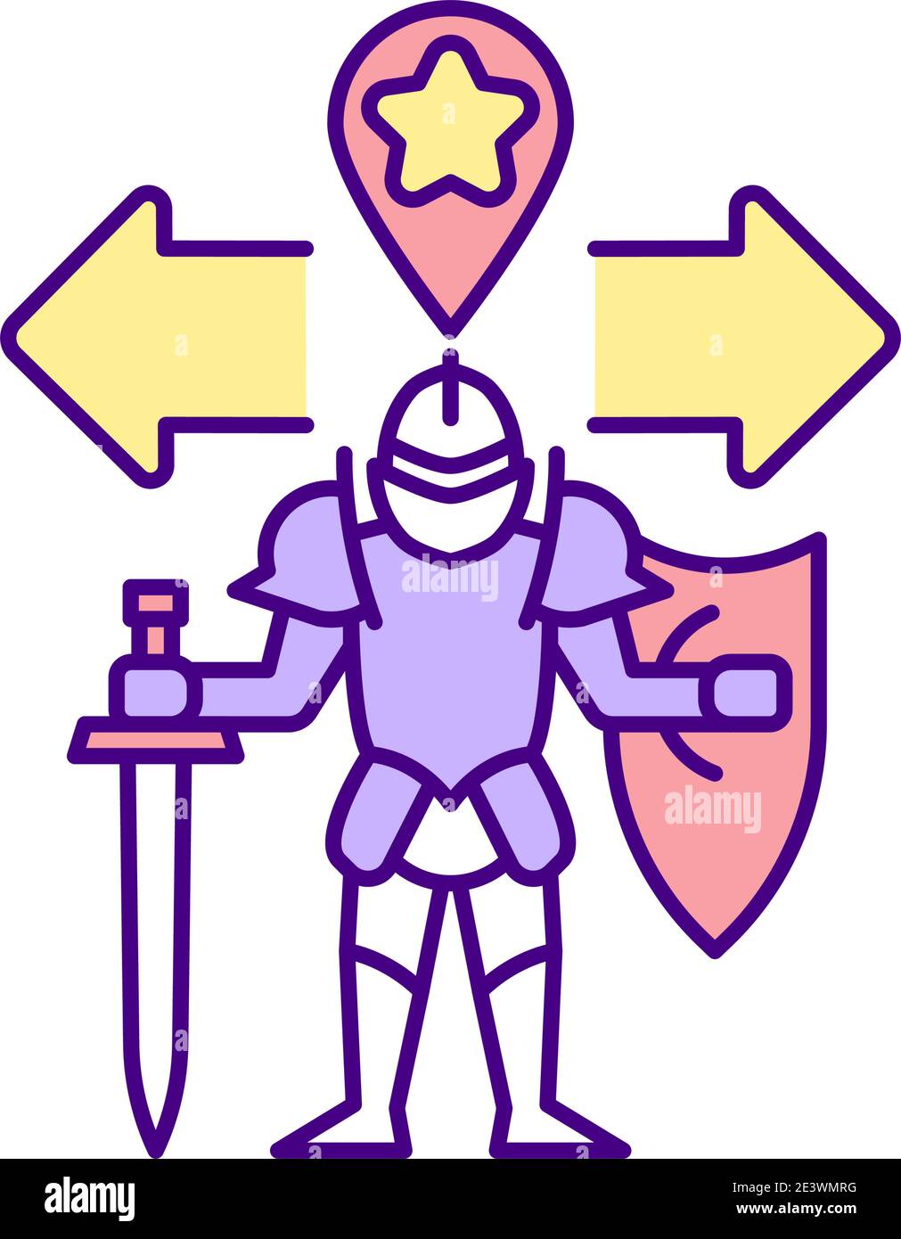 Character filled Cut Out Stock Images & Pictures - Alamy