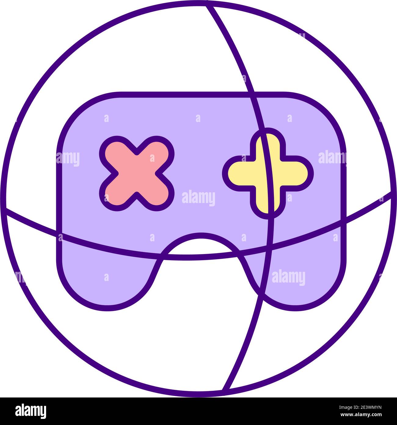 Technology driven games RGB color icon Stock Vector Image & Art - Alamy