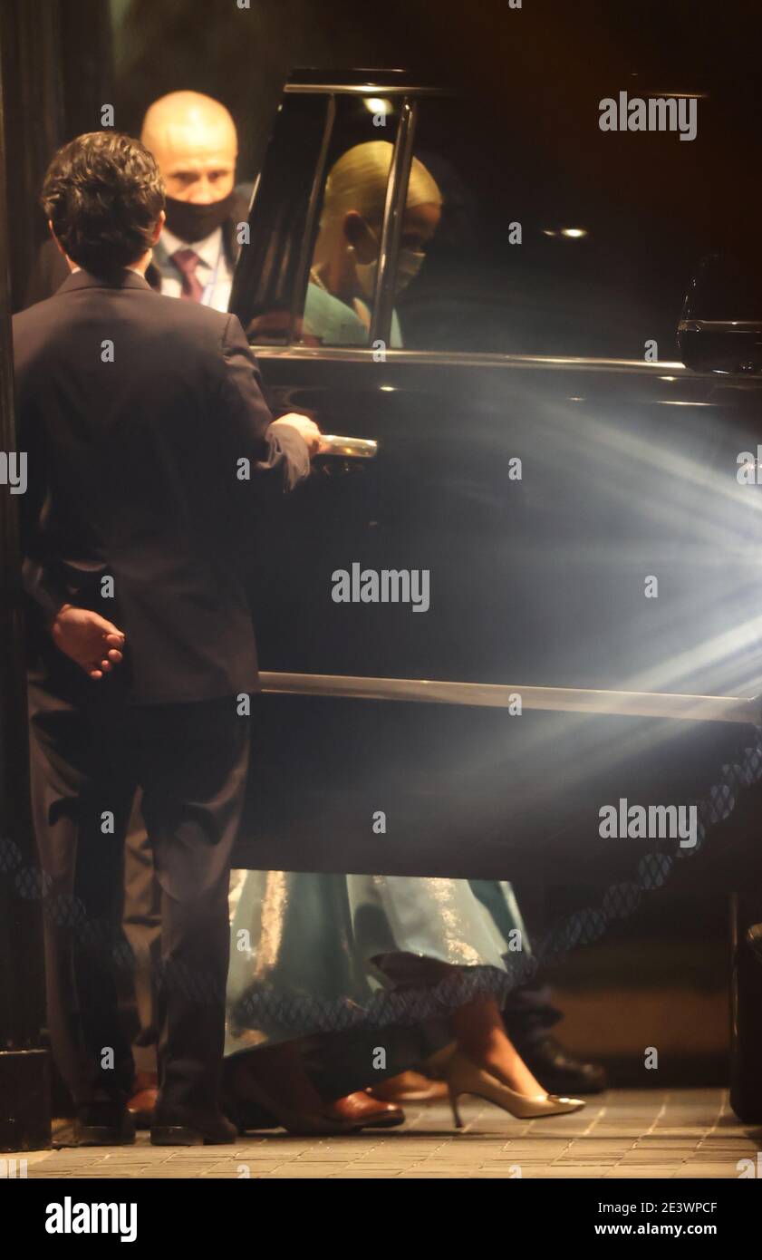 Washington, DC, USA. 20th Jan, 2021. Katy Perry seen exiting the St ...