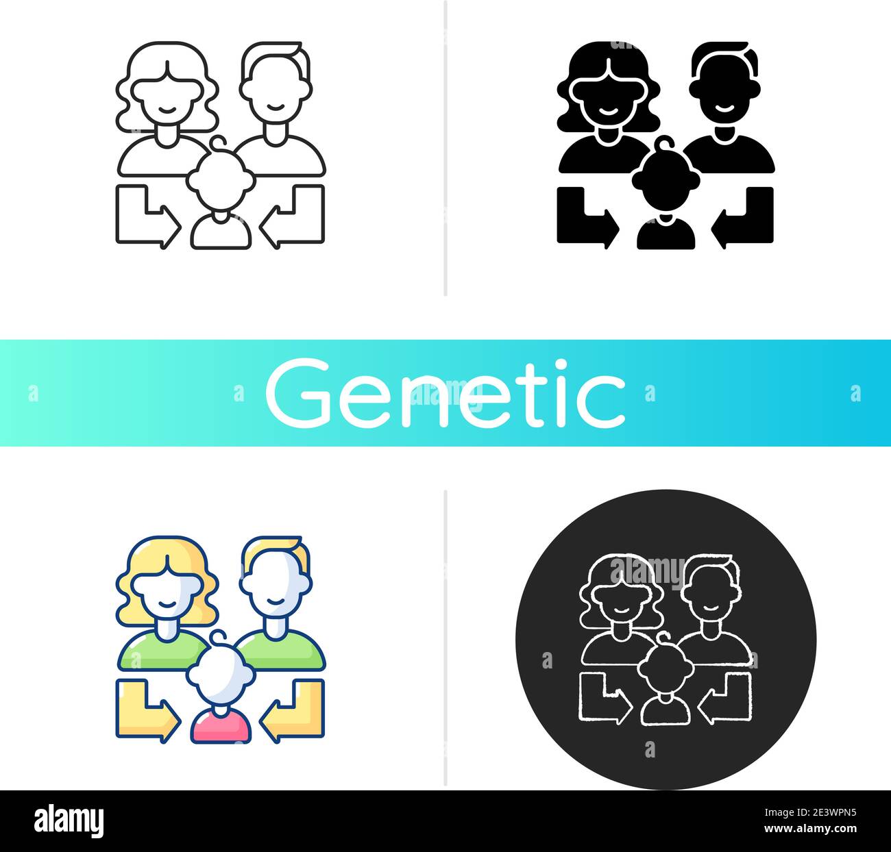 Heredity Stock Vector Images - Alamy