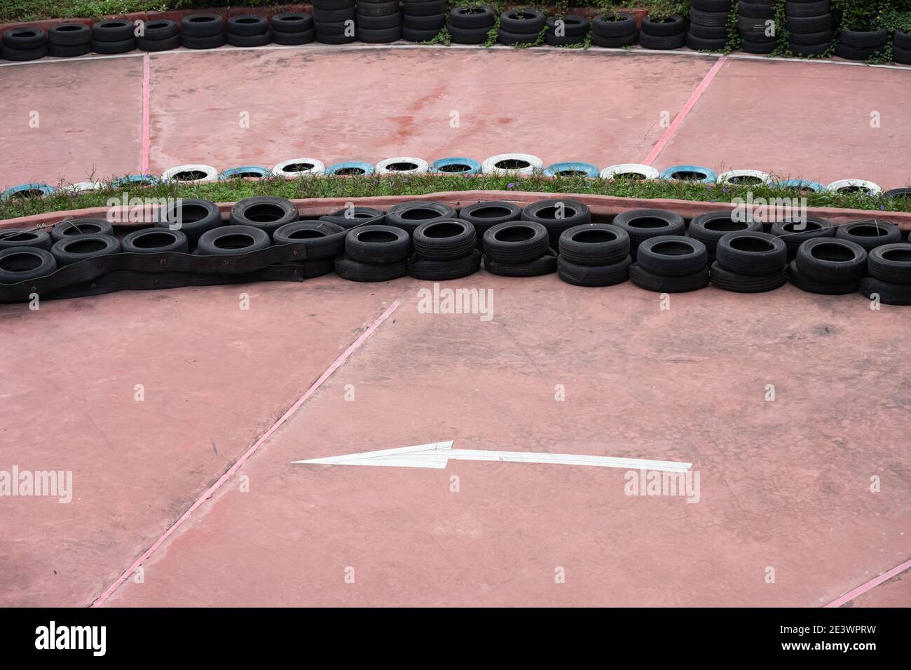racetrack in the outdoor horizontal composition Stock Photo - Alamy