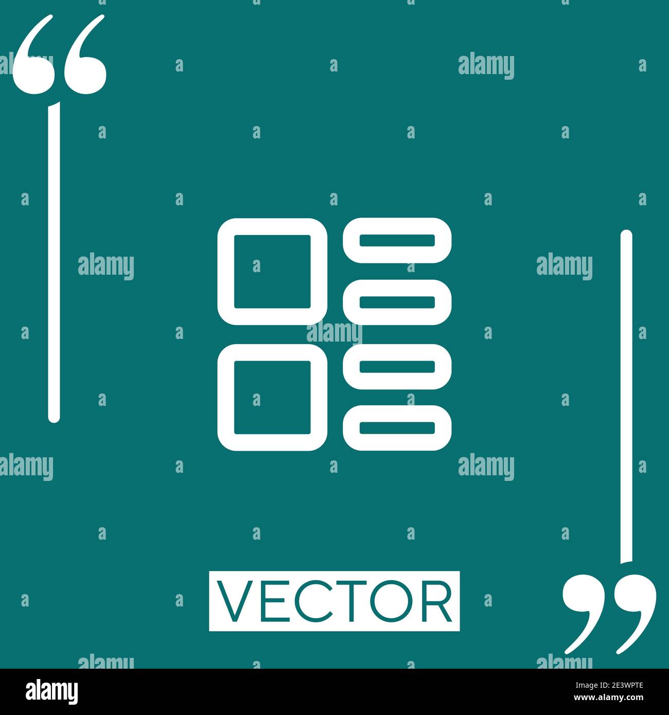 interface design structure outline Linear icon. Editable stroke line ...