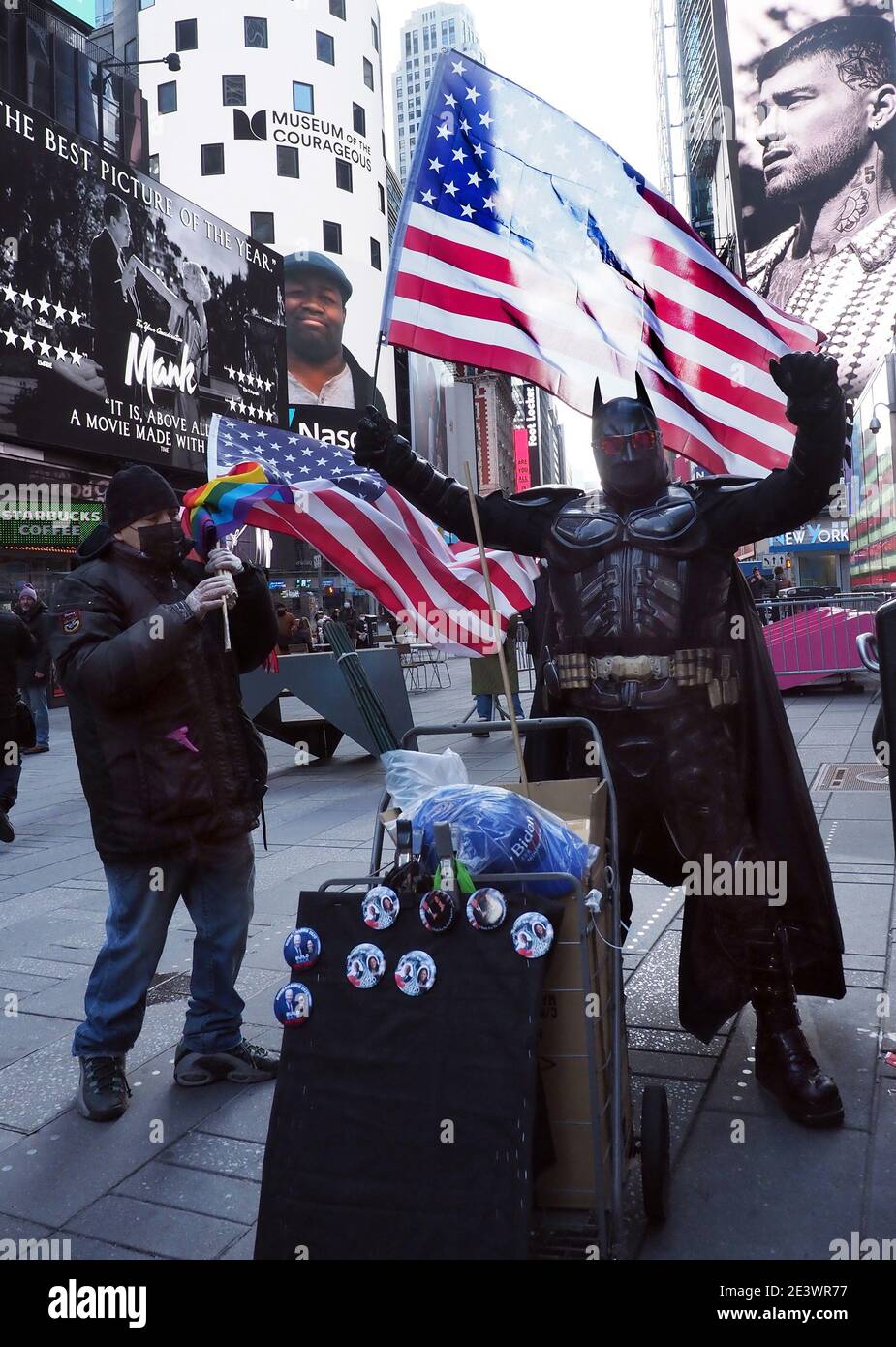 Manhattan, New York, USA. 20th Jan, 2021. January 20, 2021-New York, NY ...