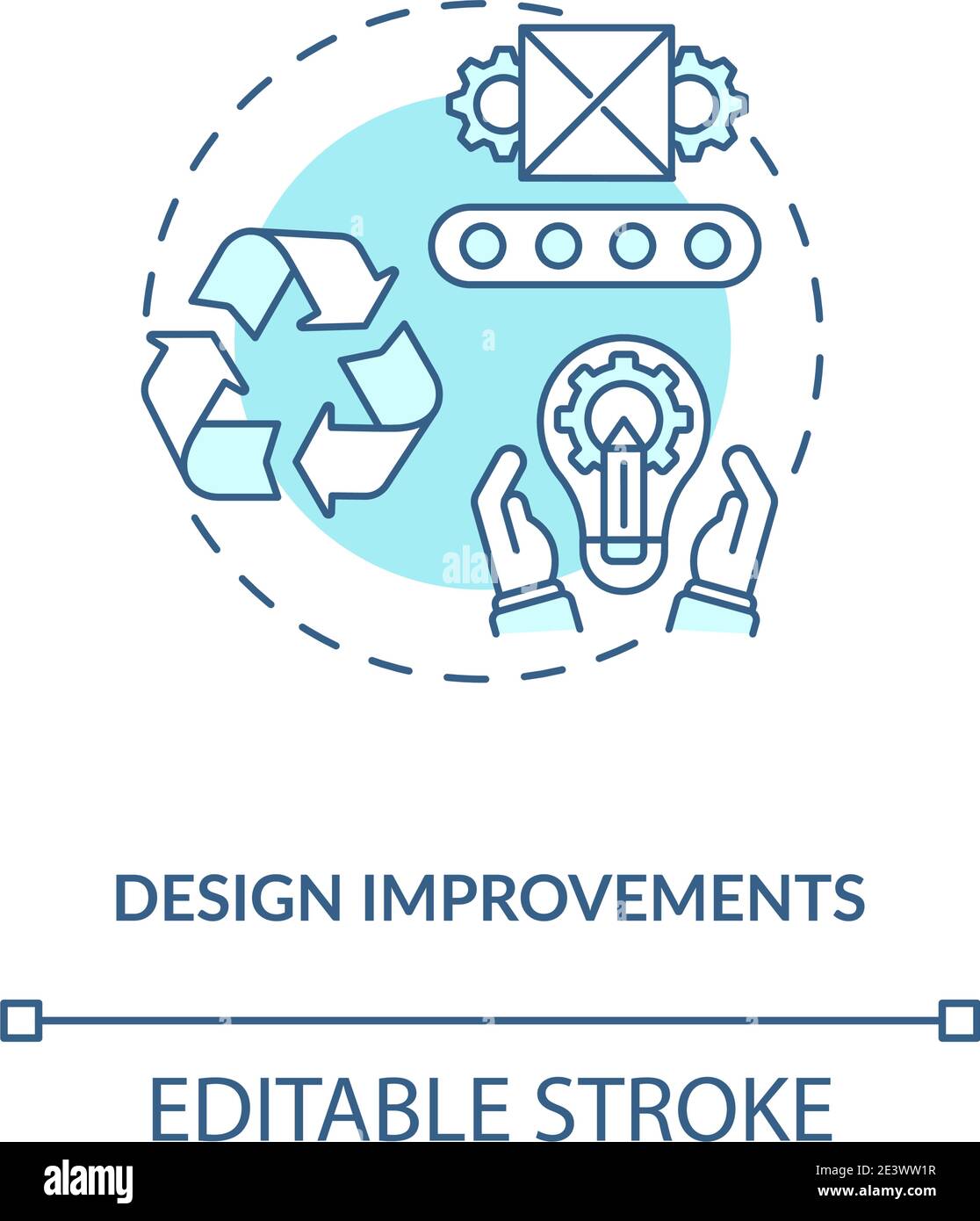 Design improvements concept icon Stock Vector Image & Art - Alamy