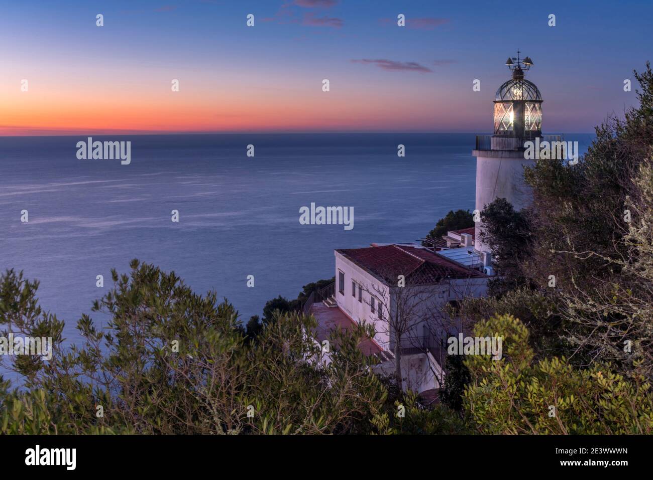 LIGHTHOUSE MUNTANYA DE SANT SEBASTIA DE LA GUARDA LLAFRANC COSTA BRAVA ...