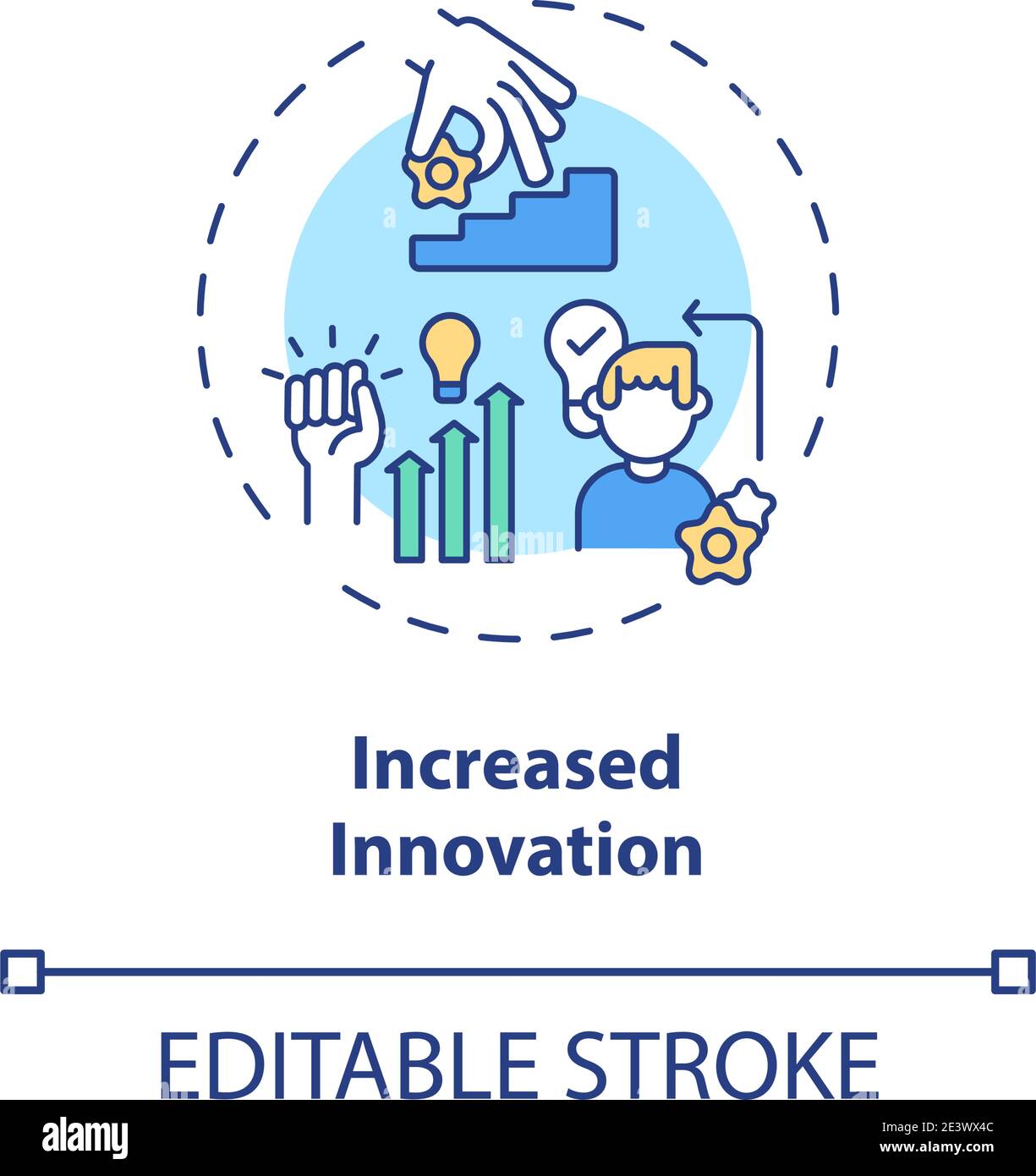 Increased innovation Stock Vector Images - Alamy