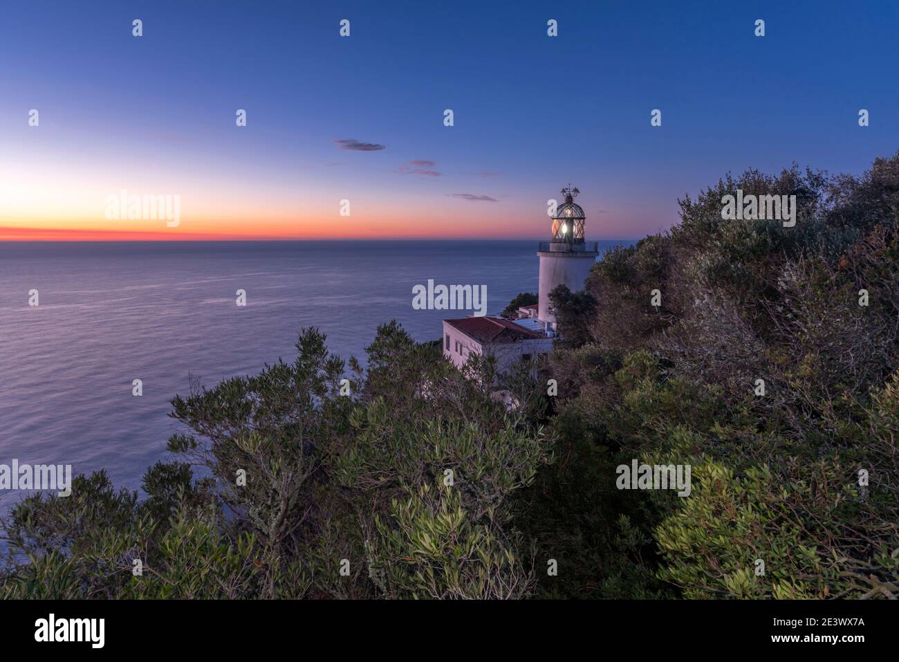 LIGHTHOUSE MUNTANYA DE SANT SEBASTIA DE LA GUARDA LLAFRANC COSTA BRAVA ...