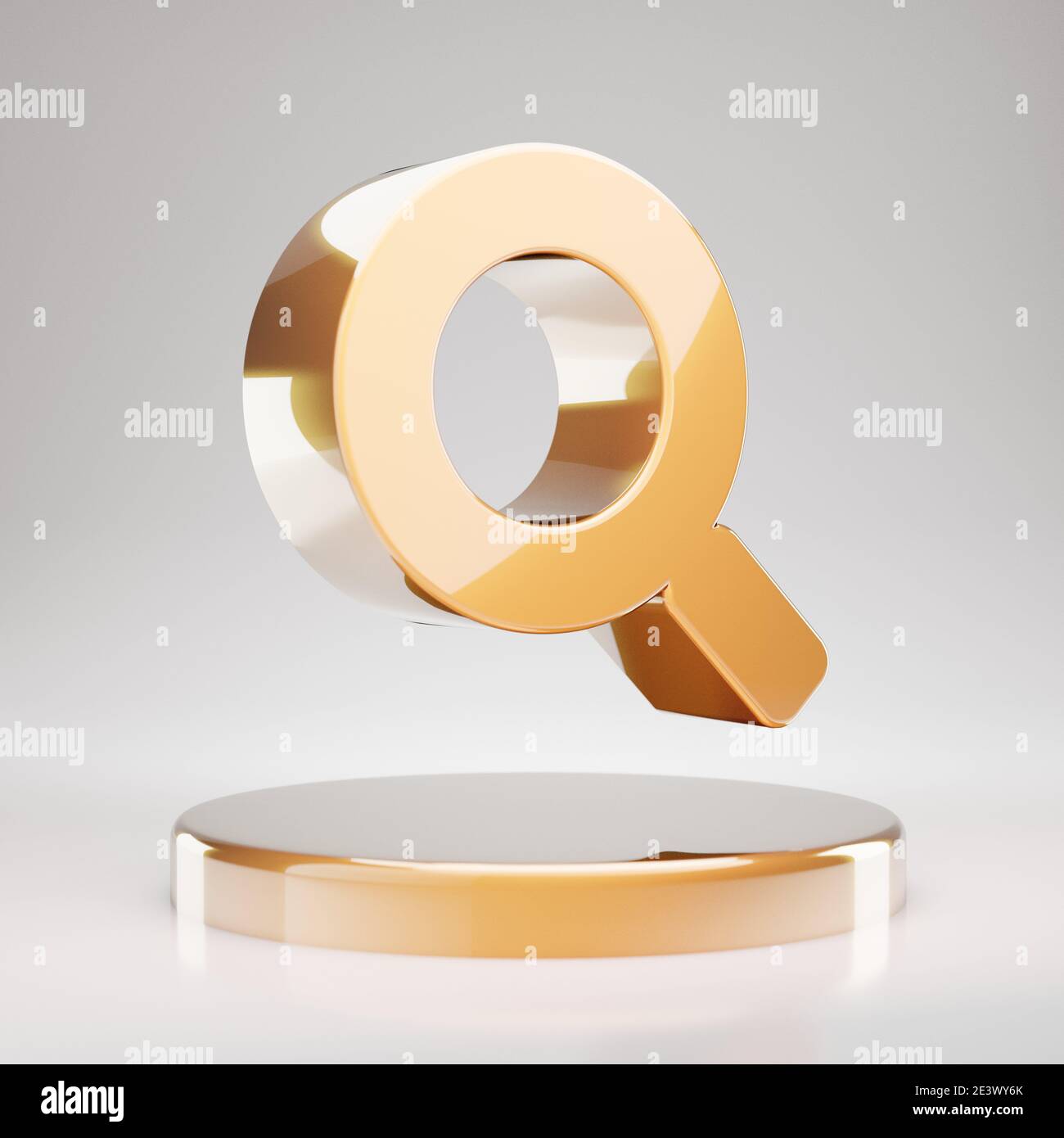 Gold search logo hi-res stock photography and images - Alamy