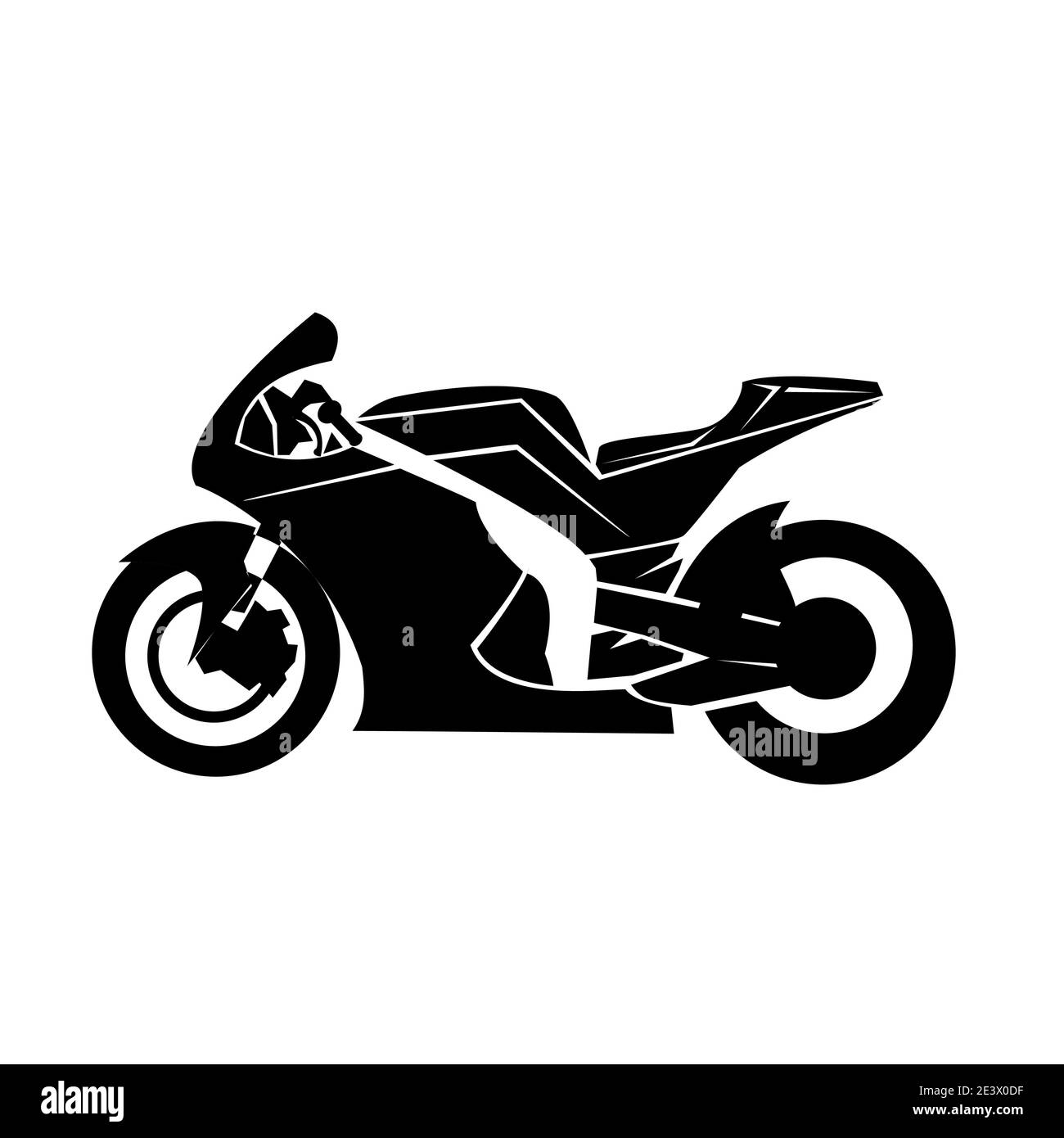 fast extreme sport bike vector eps10 illustration icon Stock Vector ...
