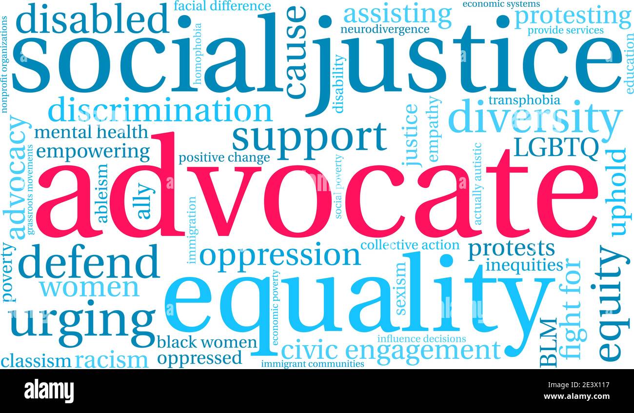 Advocate word cloud on a white background Stock Vector Image & Art - Alamy