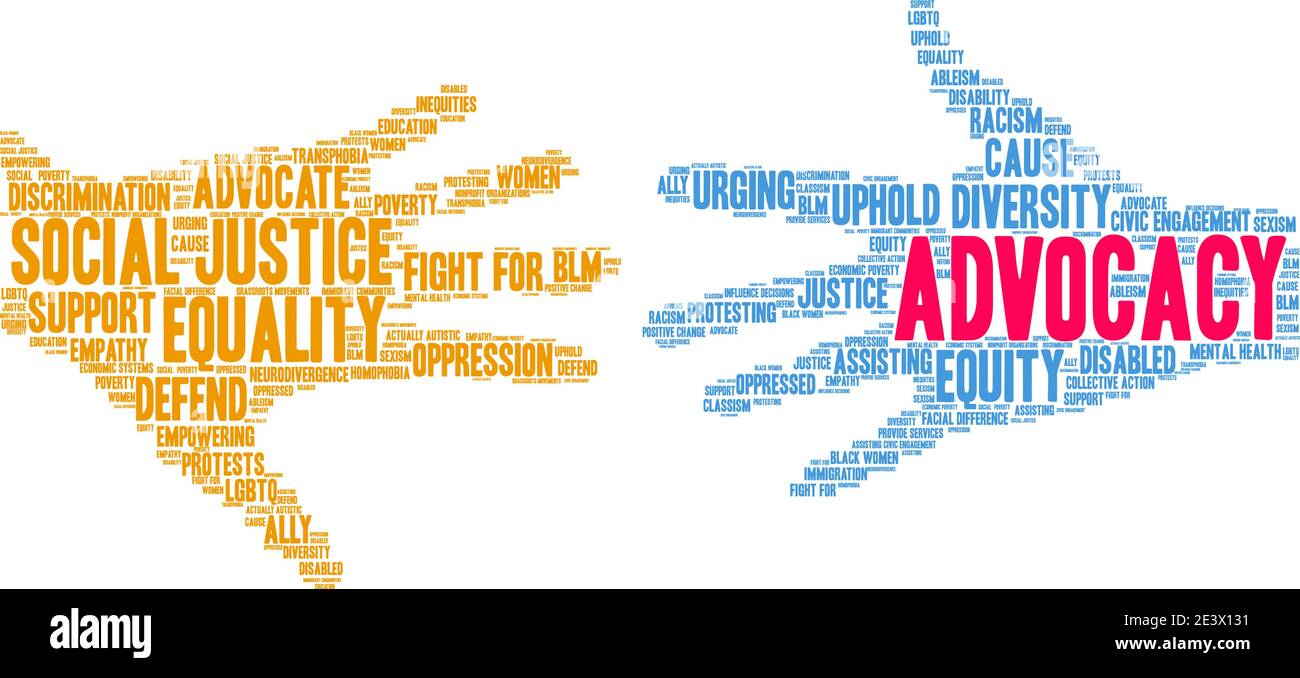 Advocacy word cloud on a white background Stock Vector Image & Art - Alamy