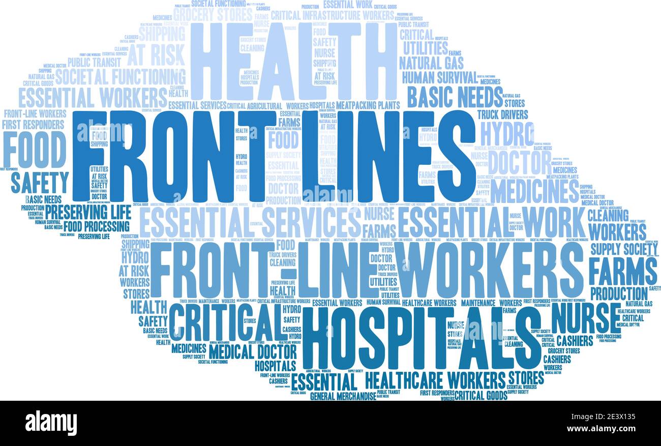 Essential Services word cloud on a white background Stock Vector Image ...