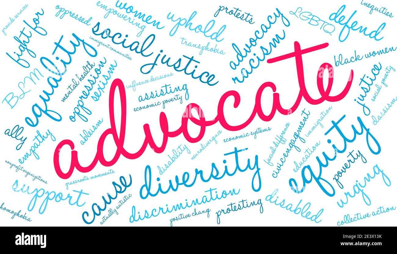Advocate word cloud on a white background Stock Vector Image & Art - Alamy