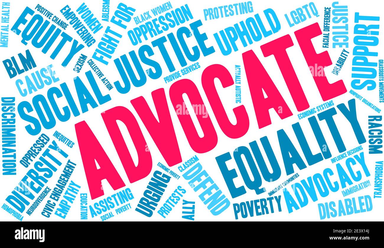 Advocate word cloud on a white background Stock Vector Image & Art - Alamy