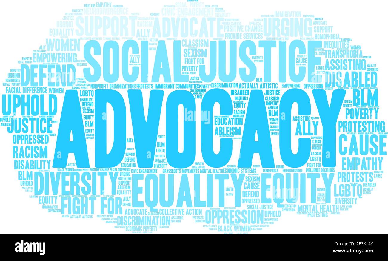 Advocacy word cloud on a white background Stock Vector Image & Art - Alamy