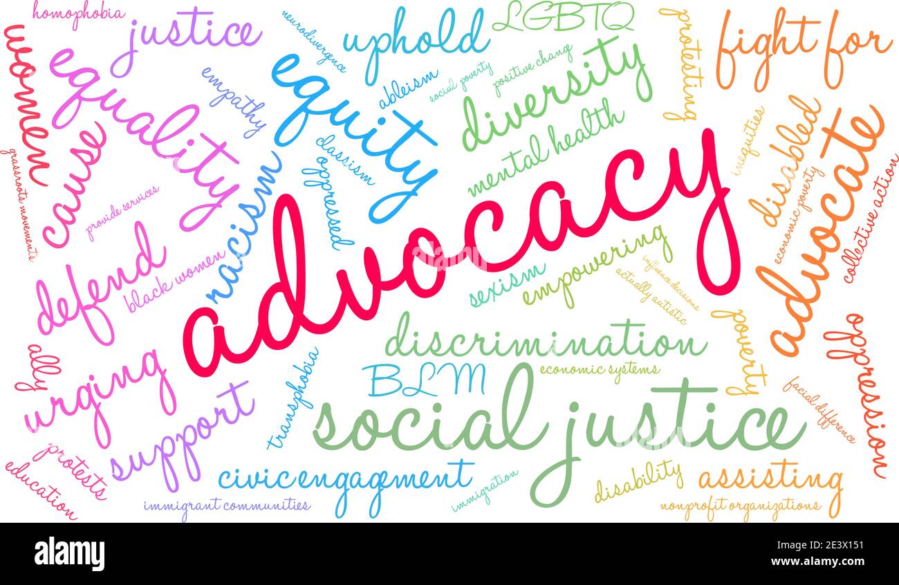 Advocacy word cloud on a white background Stock Vector Image & Art - Alamy