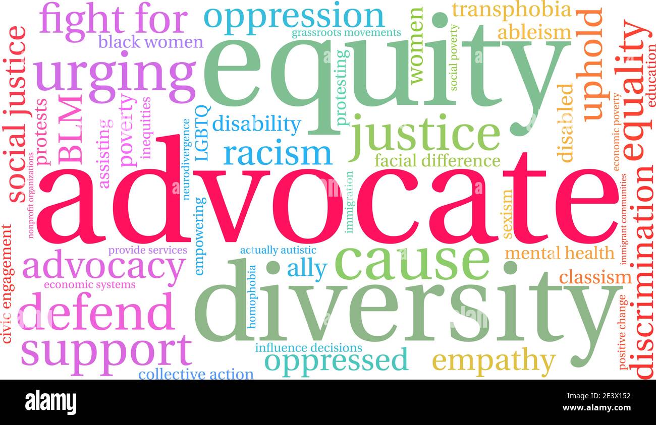 Advocate word cloud on a white background Stock Vector Image & Art - Alamy