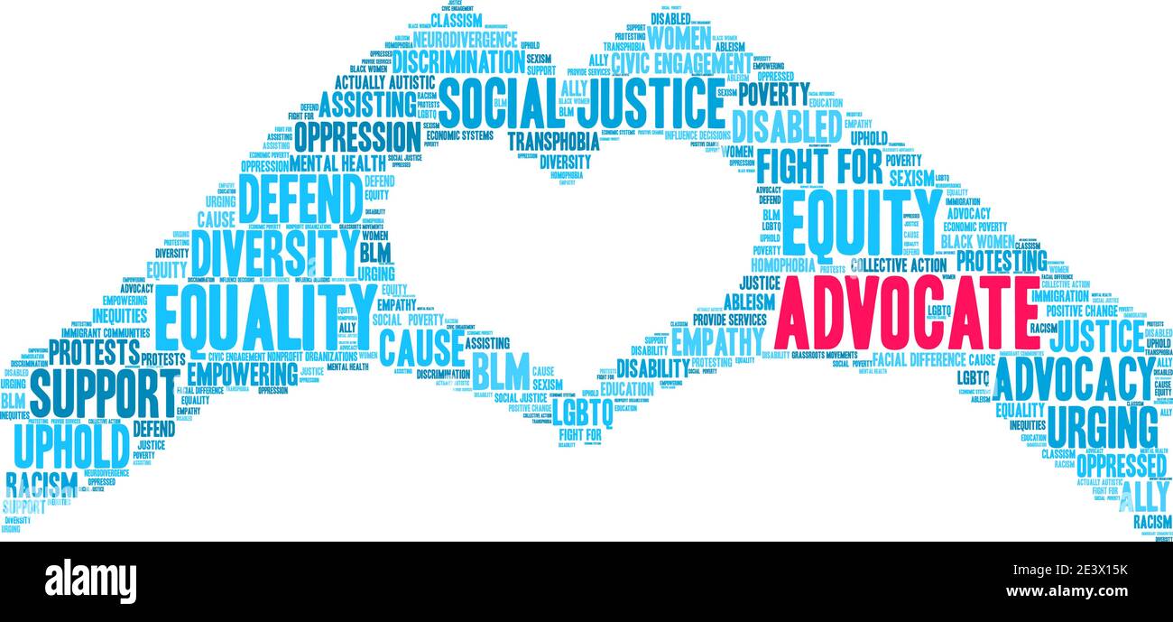 Advocate word cloud on a white background Stock Vector Image & Art - Alamy