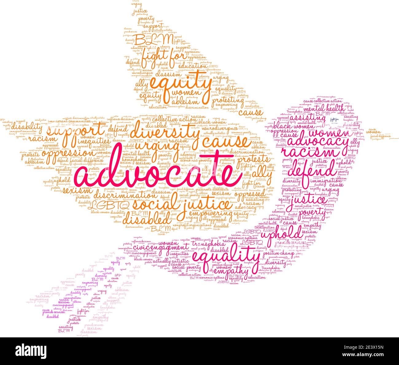Advocate word cloud on a white background Stock Vector Image & Art - Alamy