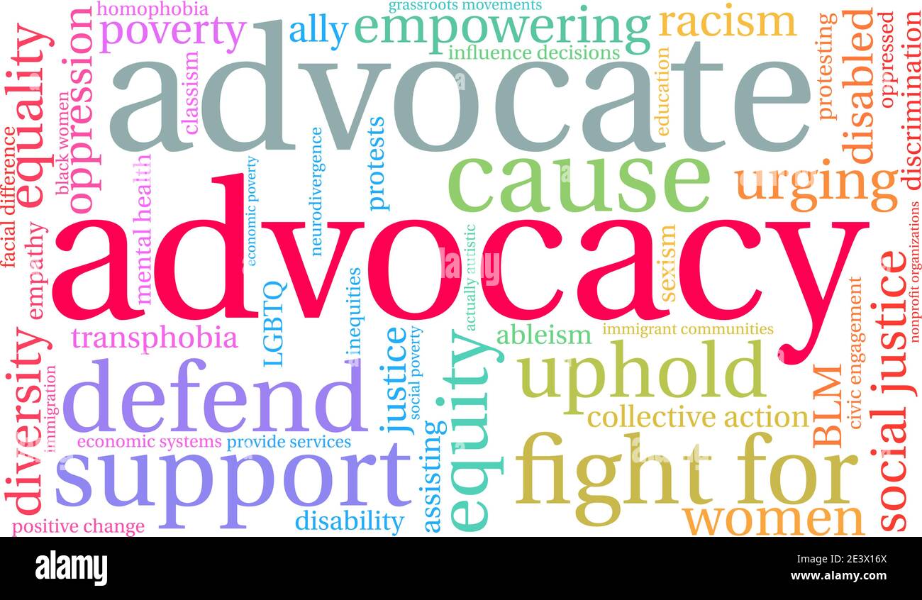 Advocacy word cloud on a white background Stock Vector Image & Art - Alamy