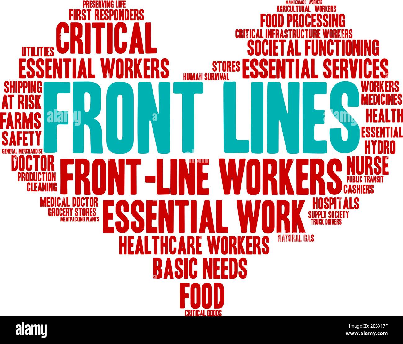 Essential Services word cloud on a white background Stock Vector Image ...