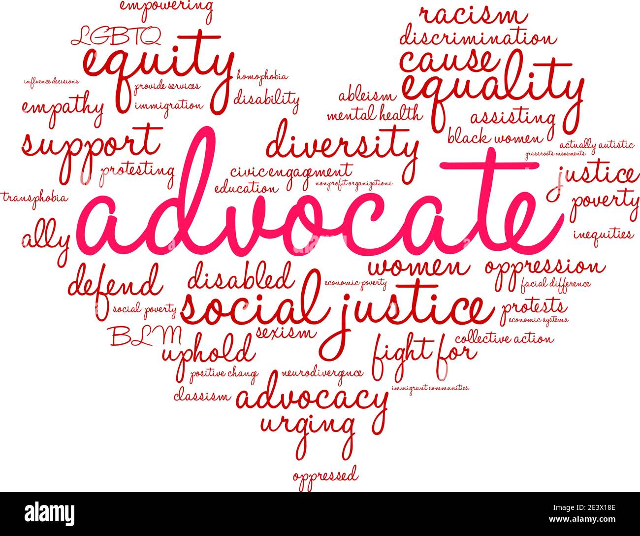 Advocate word cloud on a white background Stock Vector Image & Art - Alamy