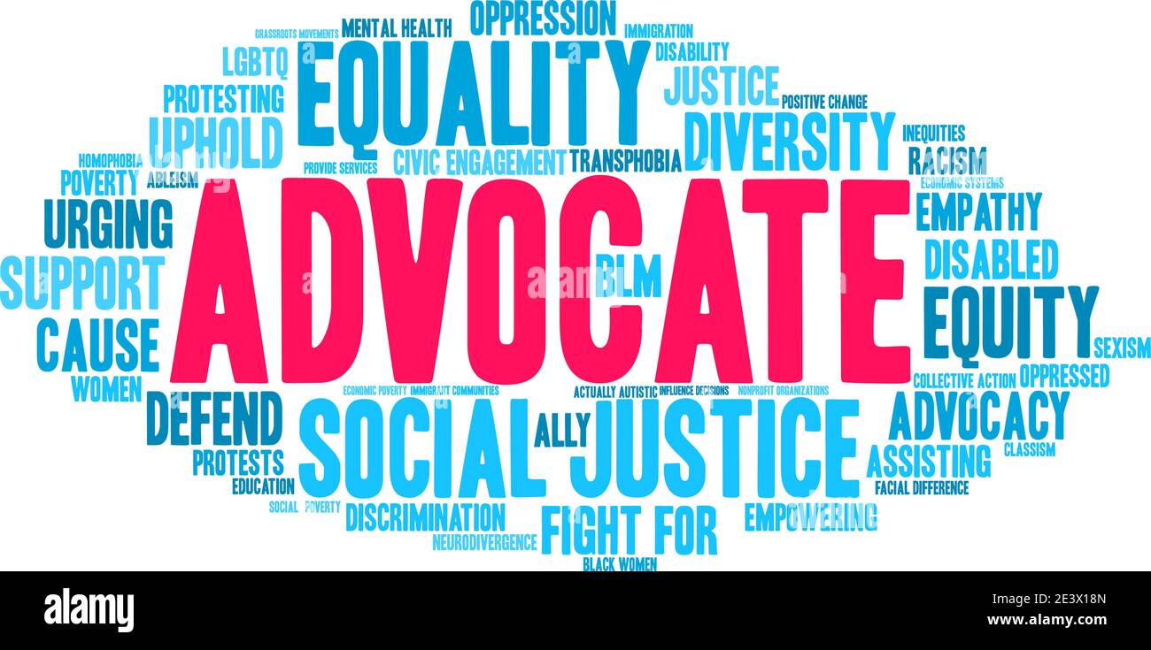 Advocate word cloud on a white background Stock Vector Image & Art - Alamy