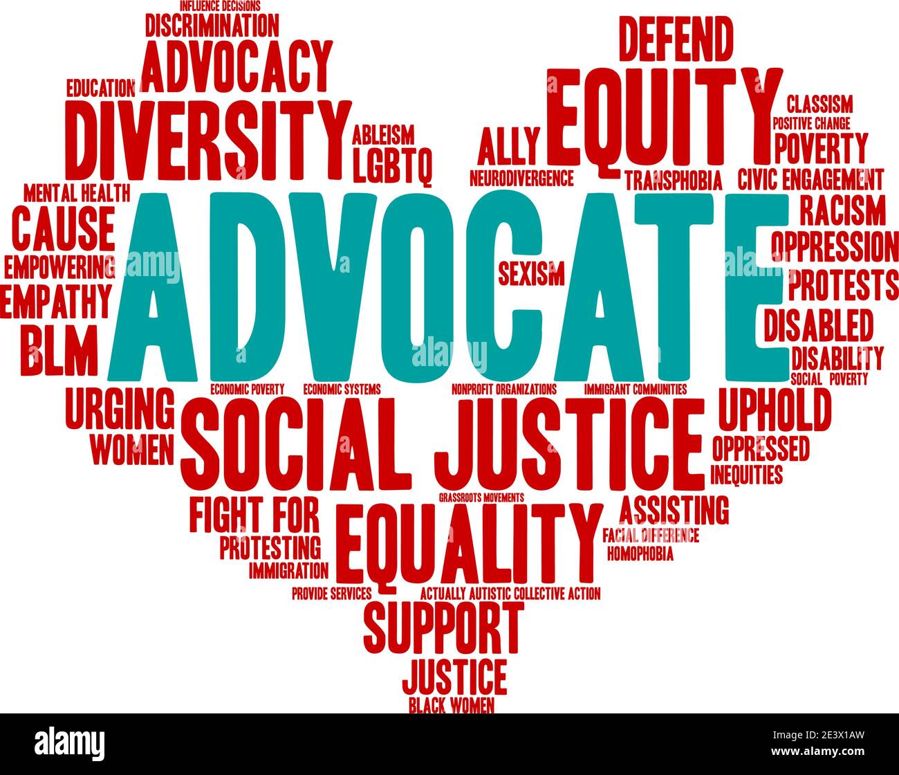 Advocate word cloud on a white background Stock Vector Image & Art - Alamy