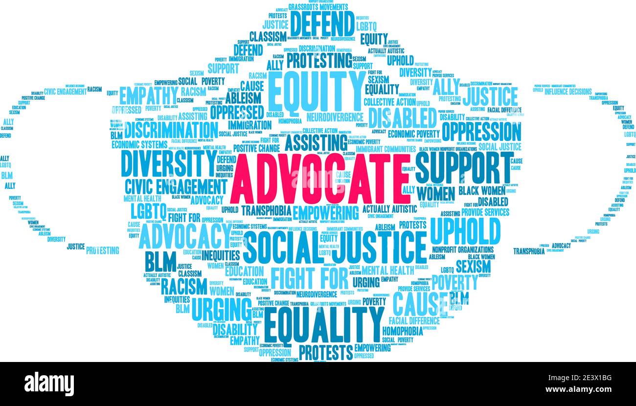 Advocate word cloud on a white background Stock Vector Image & Art - Alamy