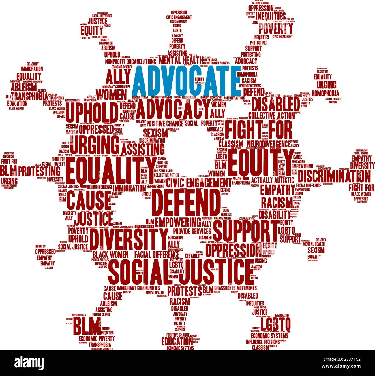 Disabled protesting Stock Vector Images - Alamy