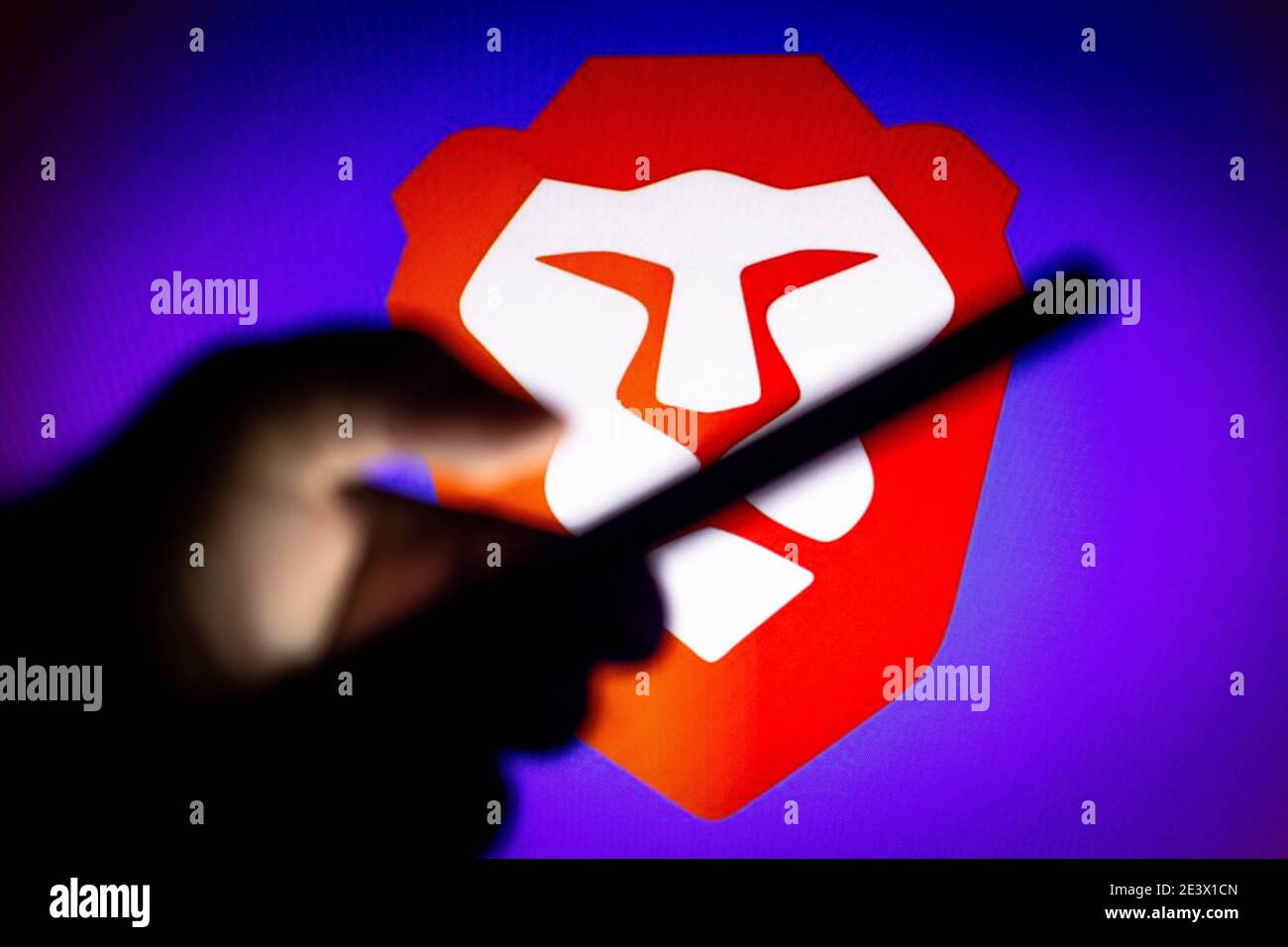 Brave browser logo hi-res stock photography and images - Alamy