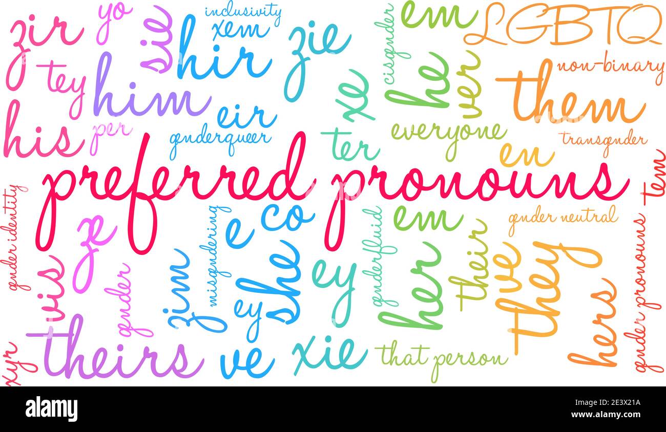 The pronouns Stock Vector Images - Alamy