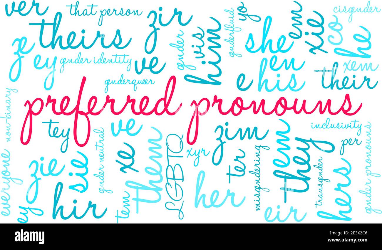 Person preferred pronouns hi-res stock photography and images - Alamy
