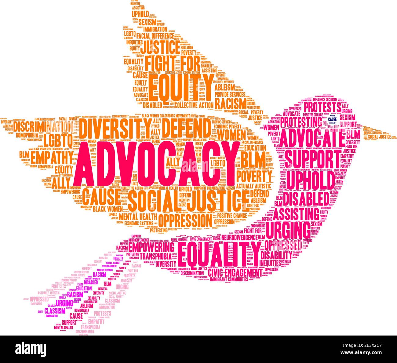 Advocacy word cloud on a white background Stock Vector Image & Art - Alamy
