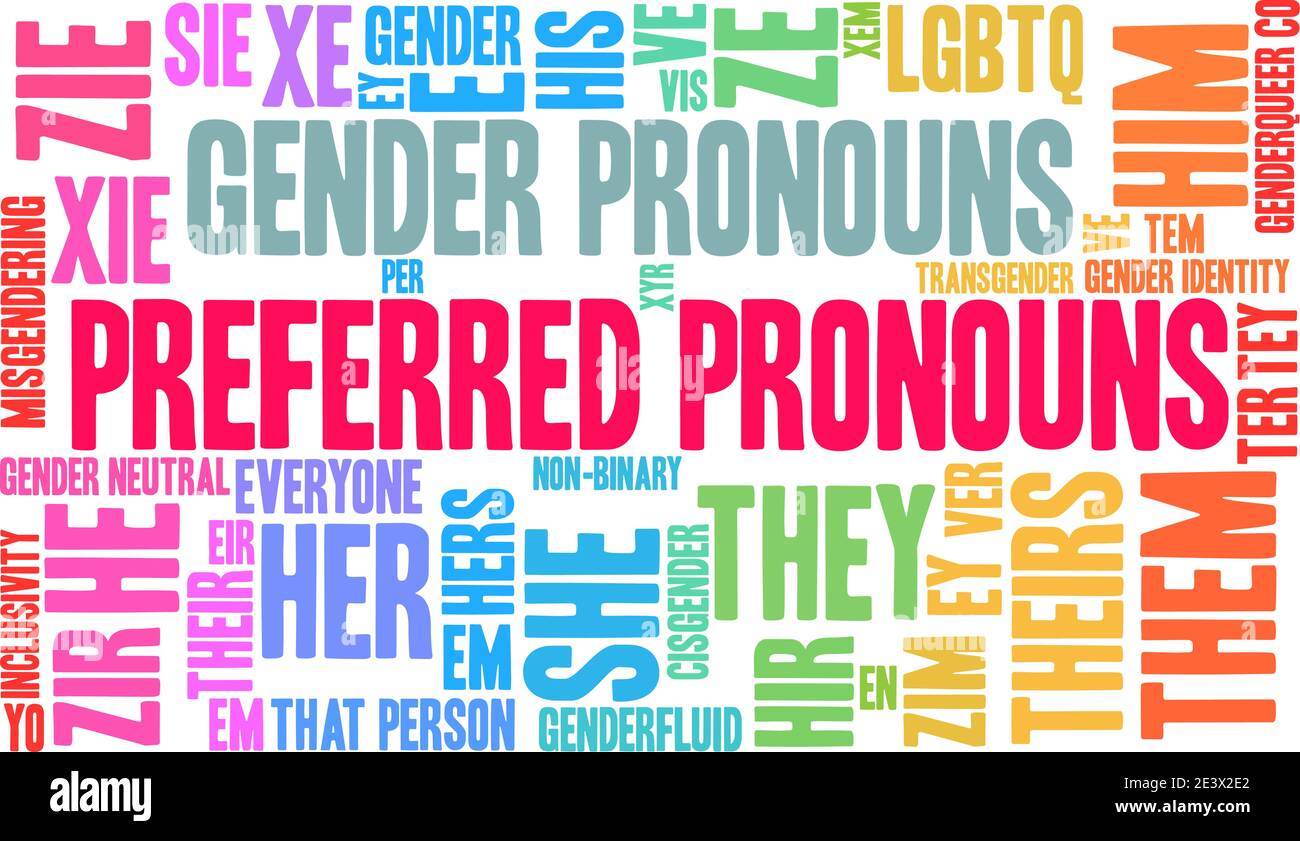 The pronouns Stock Vector Images - Alamy