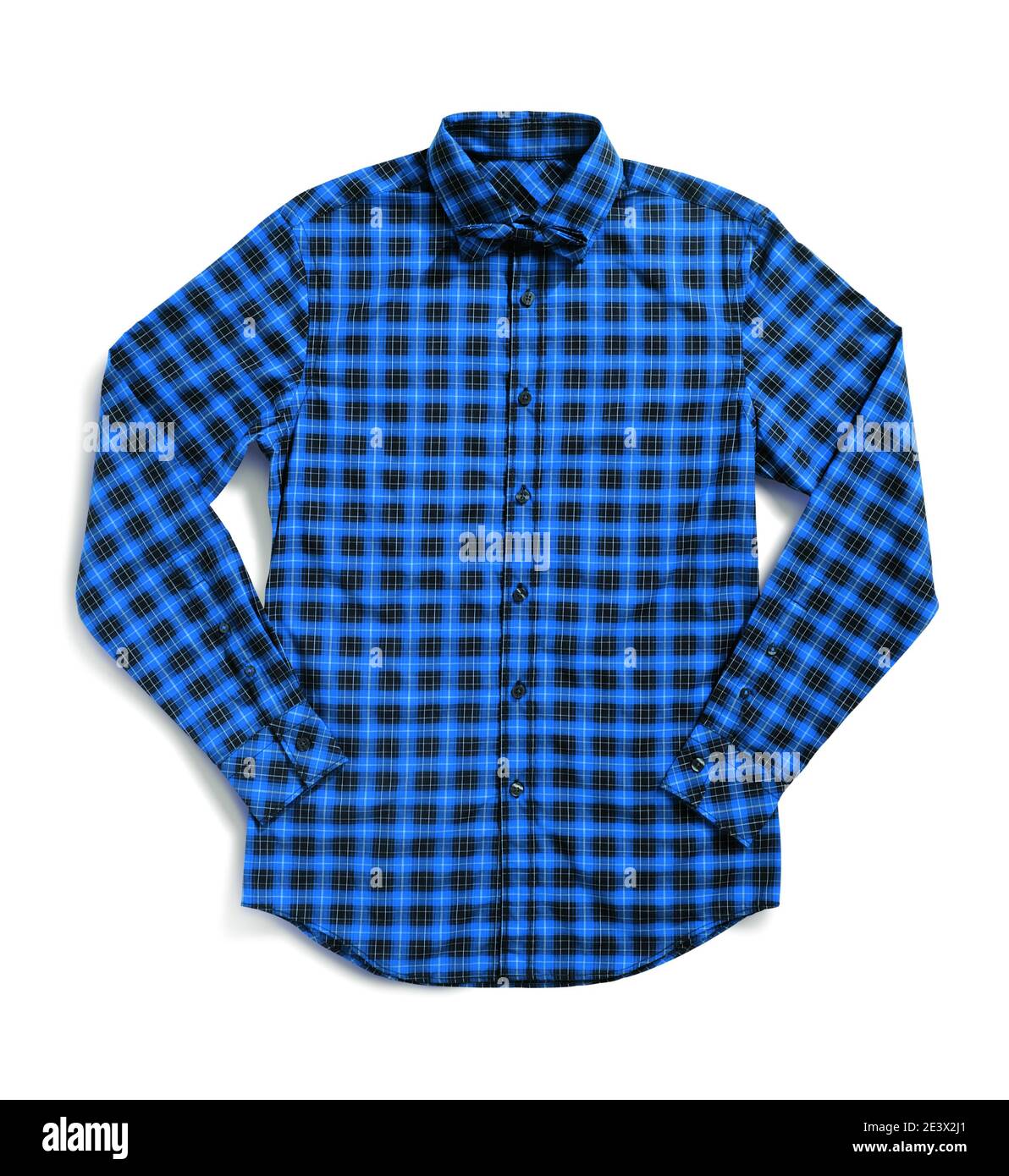 Red and blue check checkered shirt hi-res stock photography and images ...