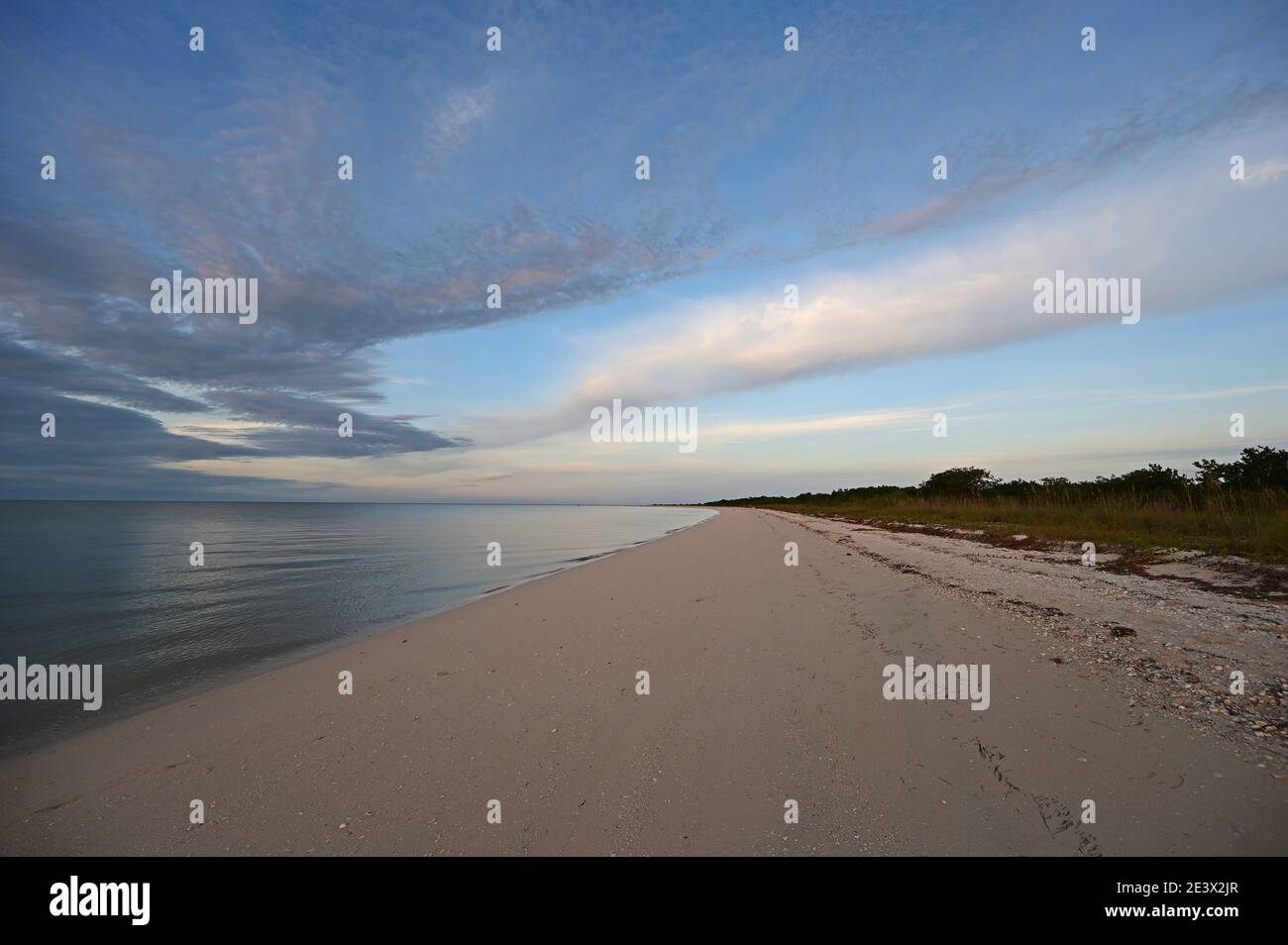 Beach at Middle Cape Sable in Everglades National Park, Florida at ...