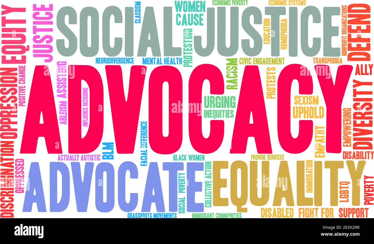 Advocacy word cloud on a white background Stock Vector Image & Art - Alamy