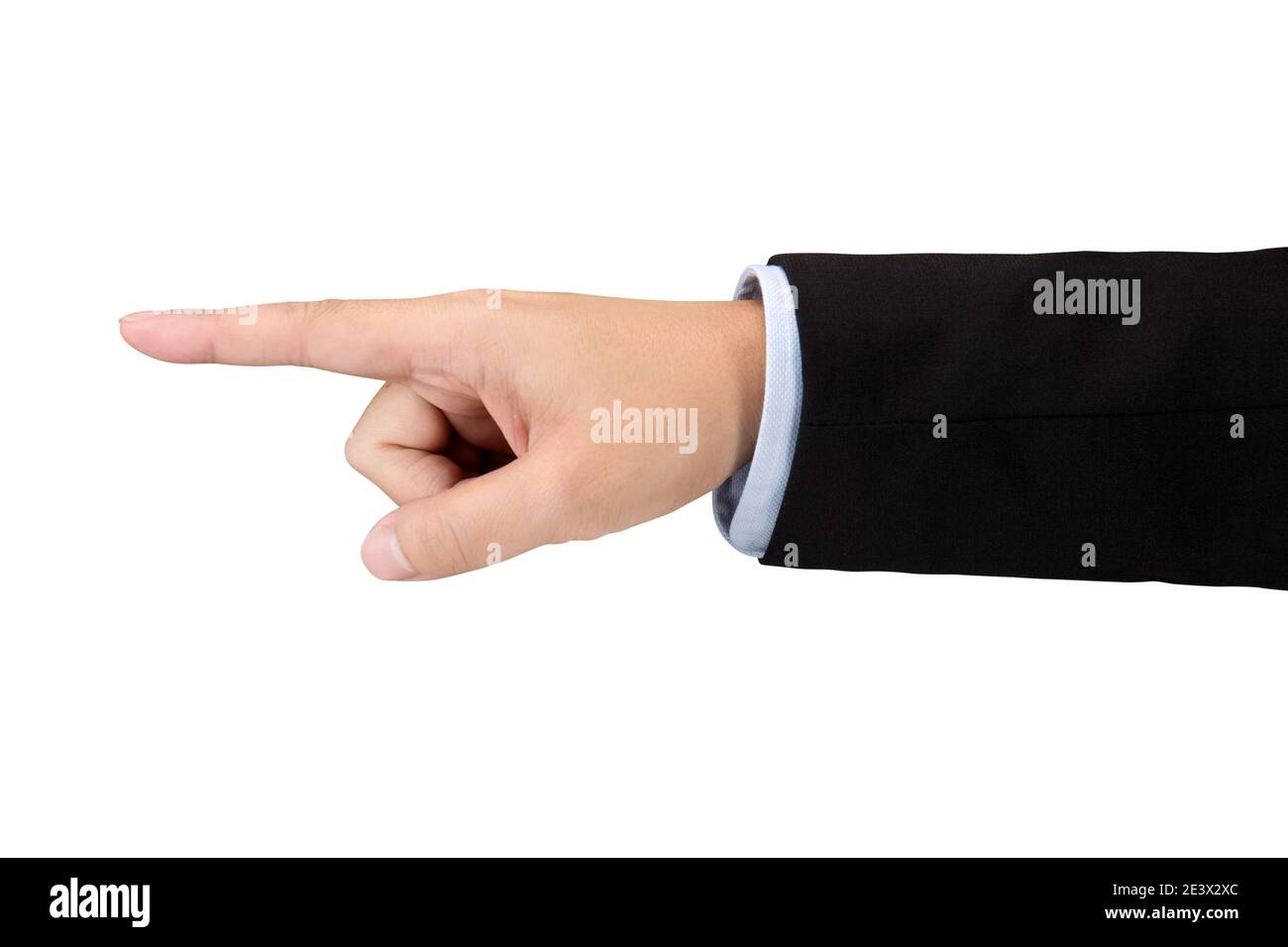 Side view hand pointing index hi-res stock photography and images - Alamy
