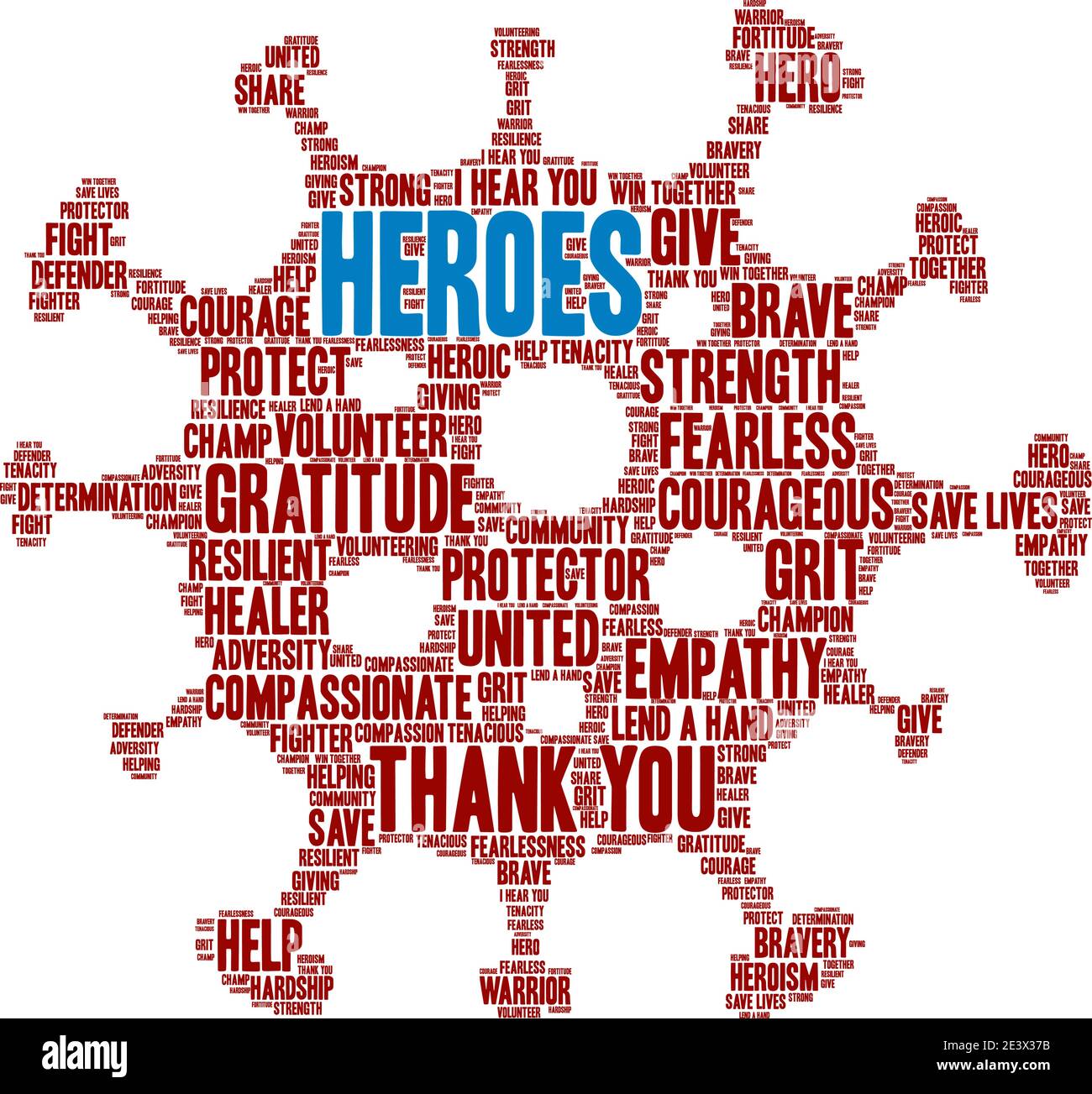 Bravery word cloud hi-res stock photography and images - Alamy