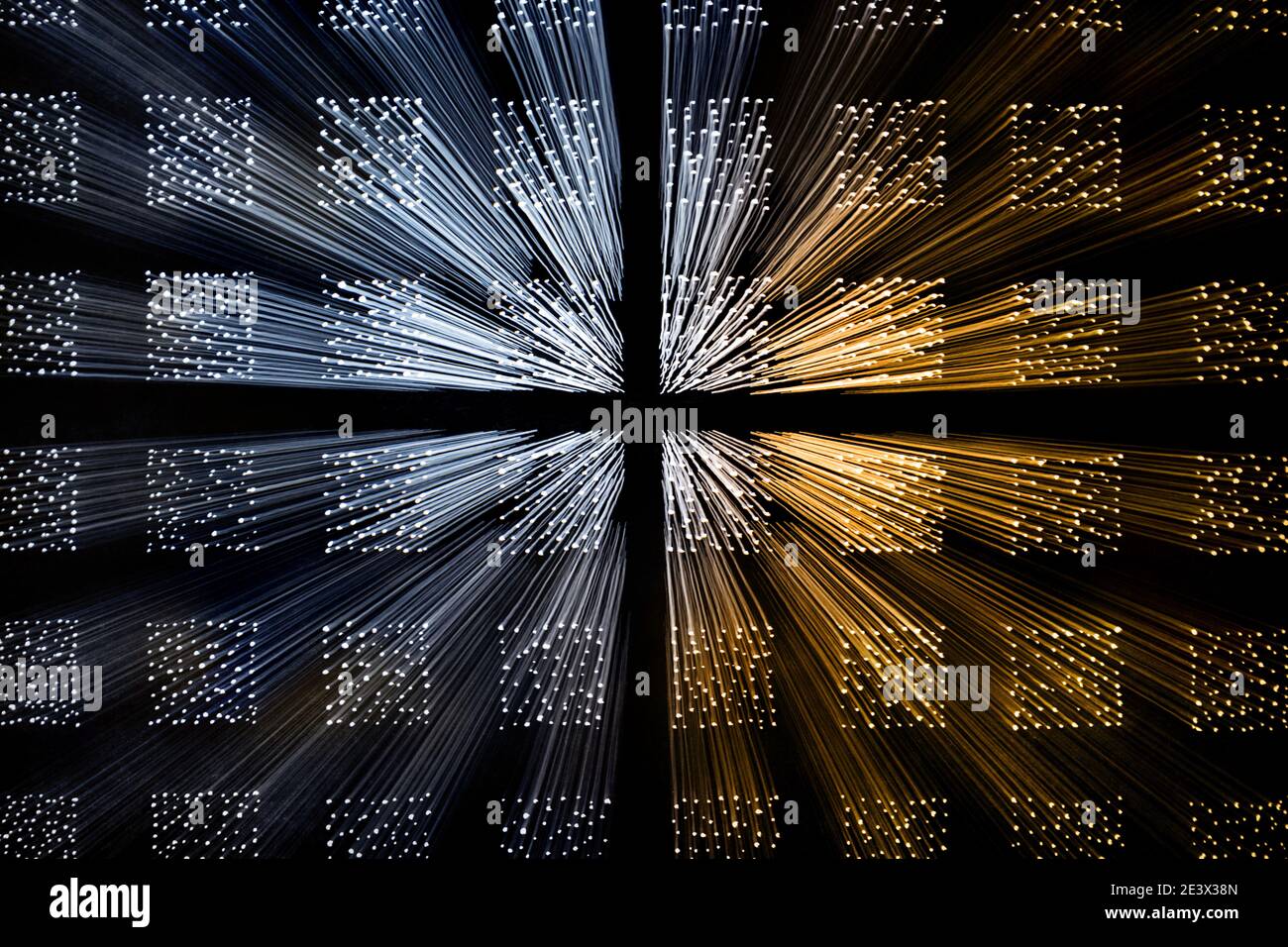 Futuristic technology cyber cube connection world network, computer, fiber virtual optic cables ...