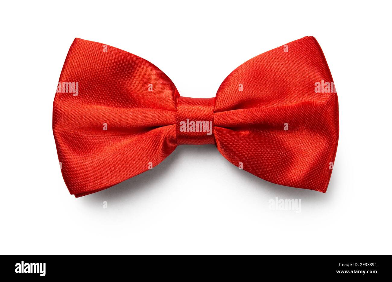 Red color bow tie isolated on white background with clipping path Stock ...
