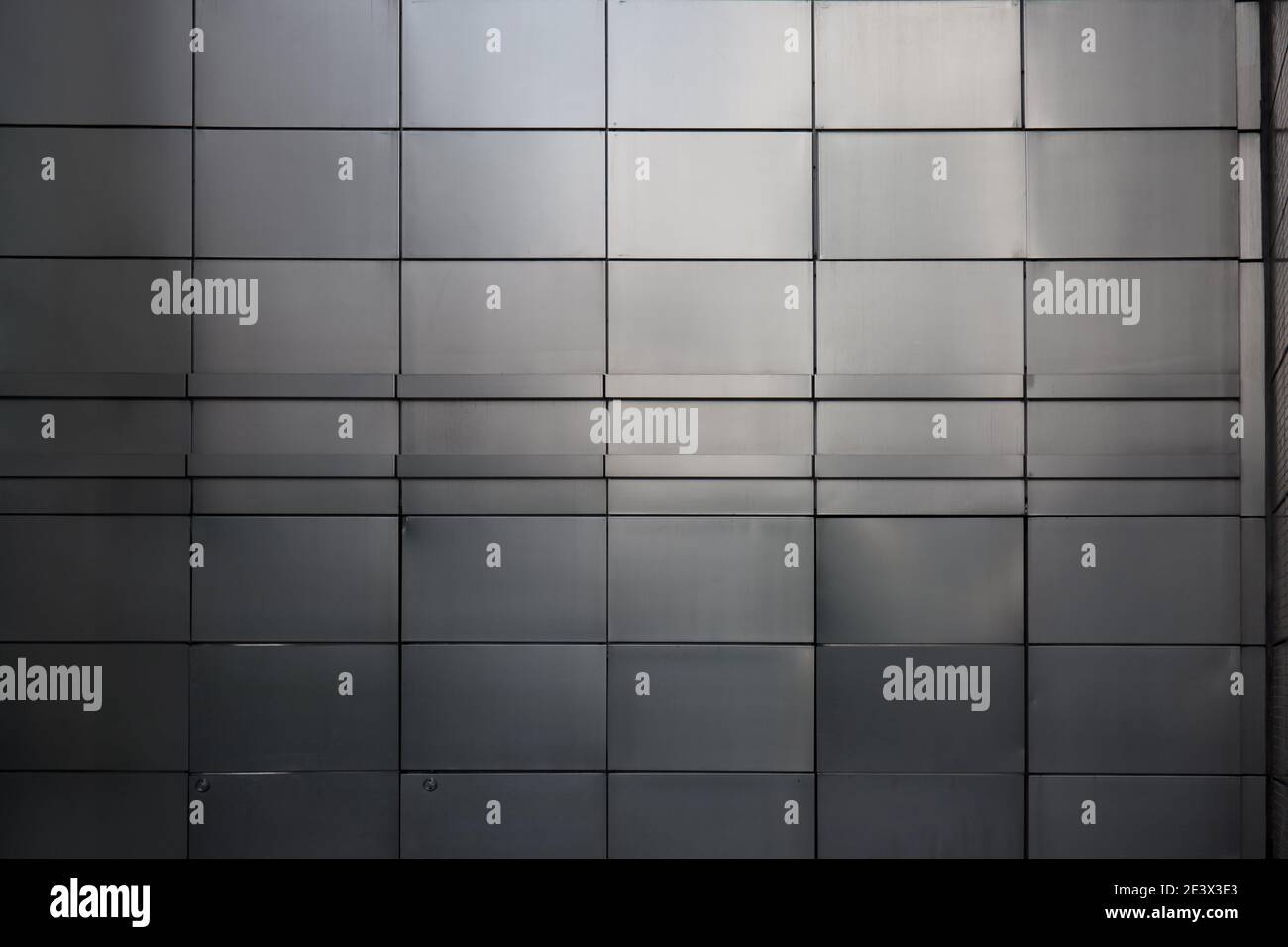 Abstract architectural silver pattern wall Stock Photo - Alamy