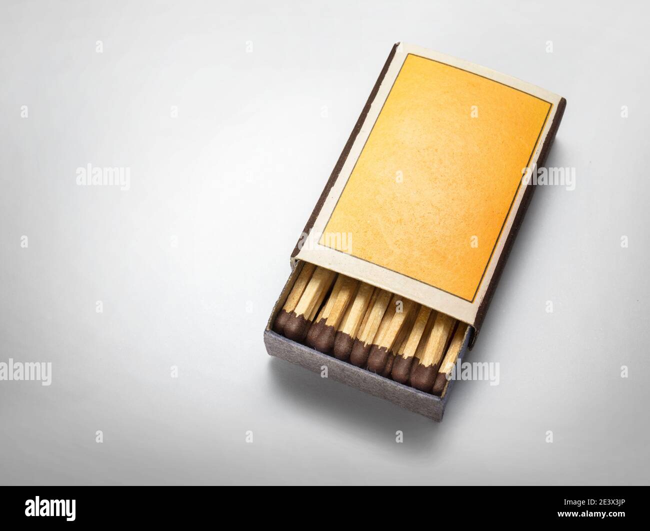 Blank matchbox on white background Stock Photo - Alamy