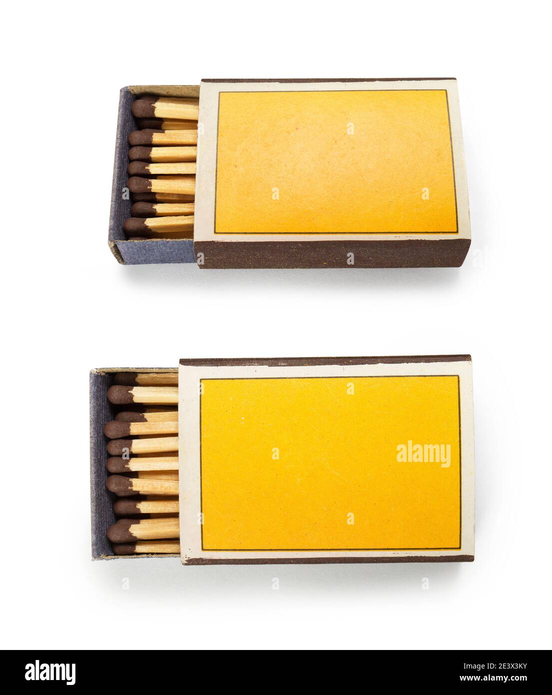 Blank matchbox on isolated white background Stock Photo - Alamy