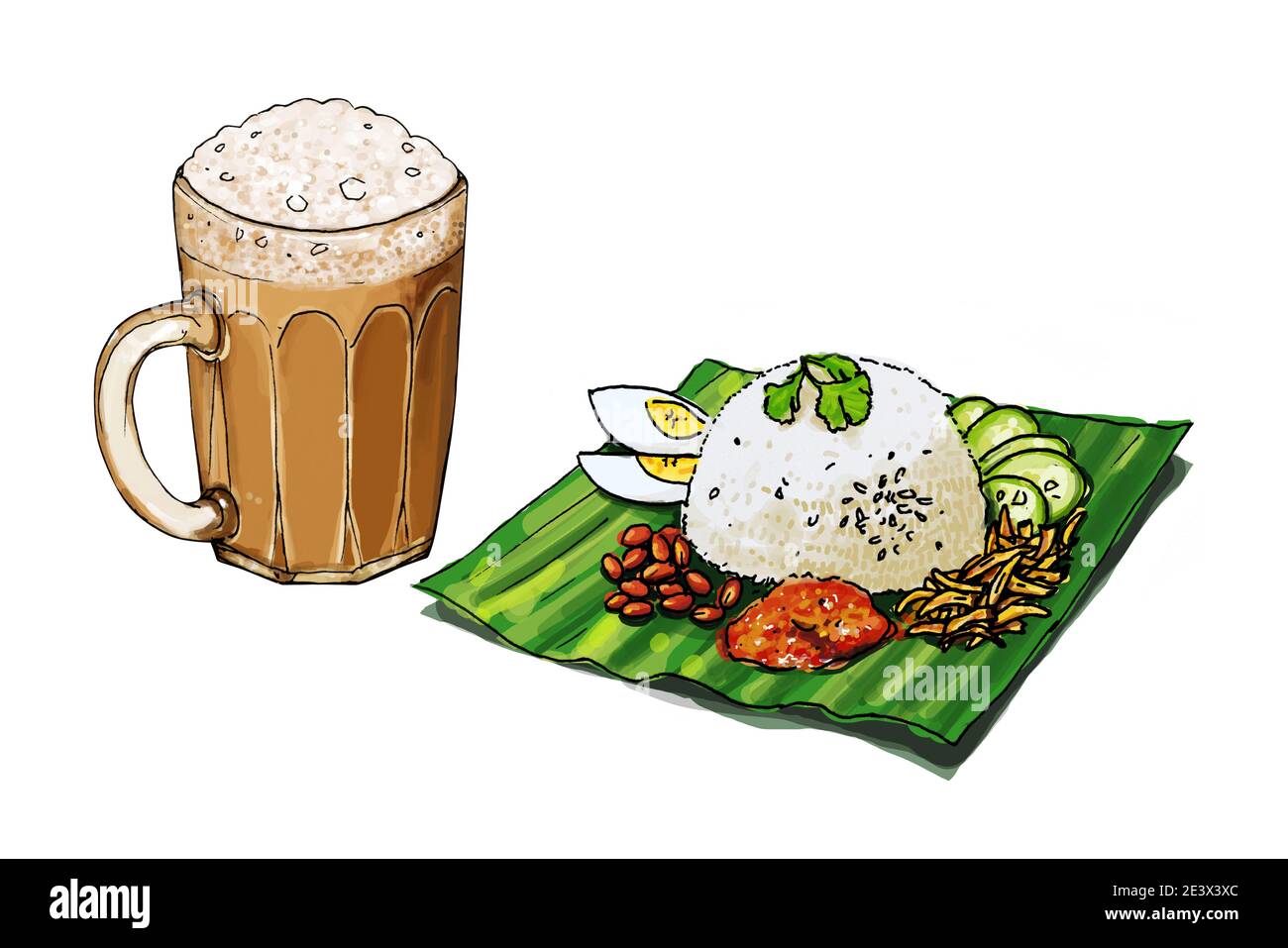 Teh tarik hi-res stock photography and images - Alamy